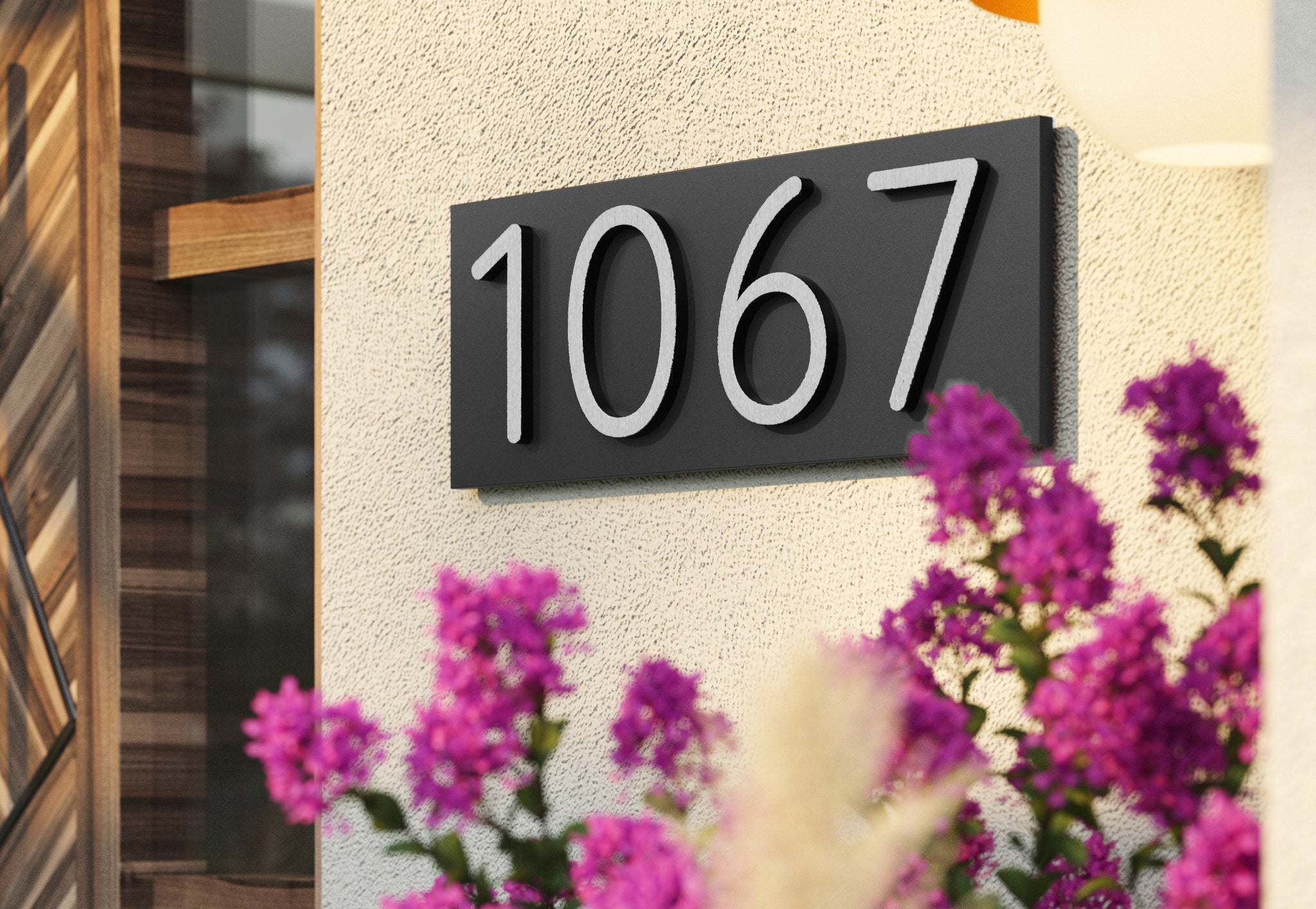 House numbers | Address sign with ACRYLIC numbers for outdoor | Addres ...